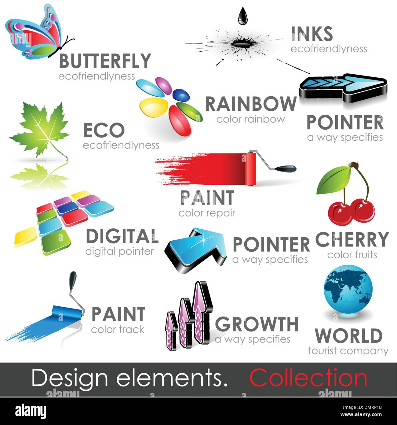 Design elements collection Stock Vector Image & Art - Alamy