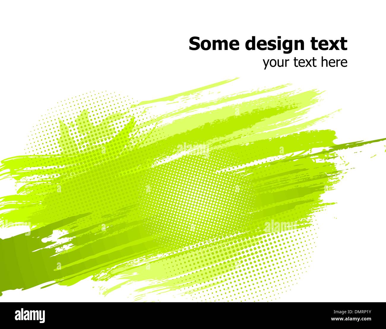 Green abstract paint splashes background. Vector Stock Vector Image ...