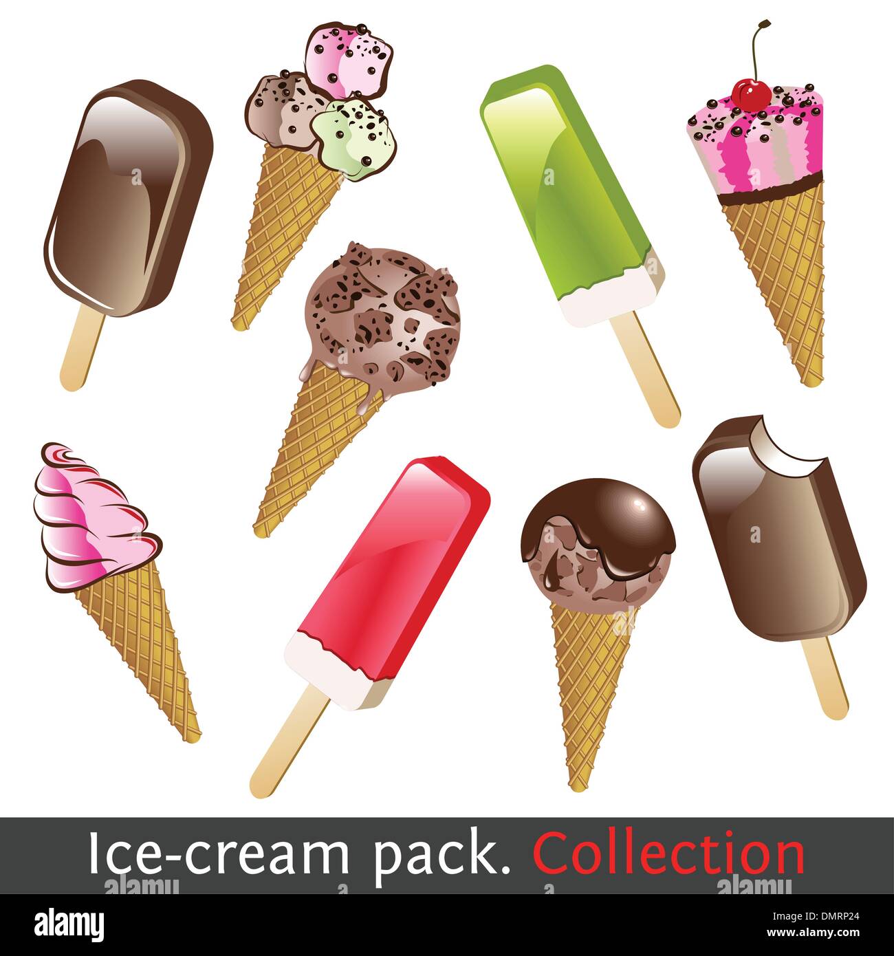 Vanilla ice cream jam Stock Vector Images - Alamy