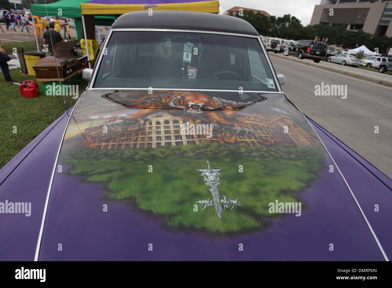 LSU fans tailgate during the game between the Florida Gators and the ...