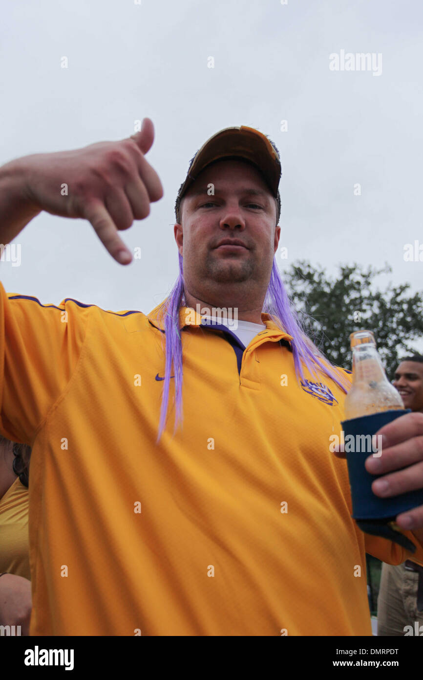 LSU fans tailgate during the game between the Florida Gators and the ...