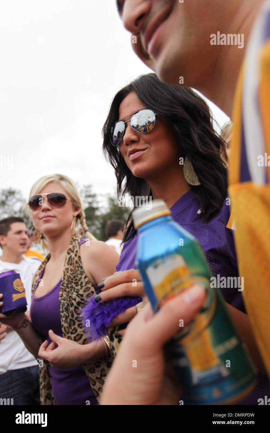 LSU fans tailgate during the game between the Florida Gators and the ...