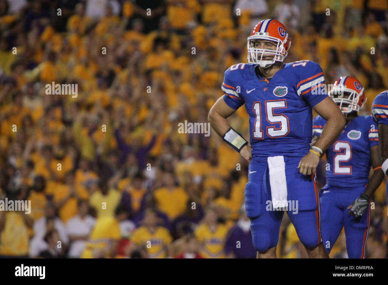 Florida quarterback Tim Tebow (15) during the game between the Florida ...