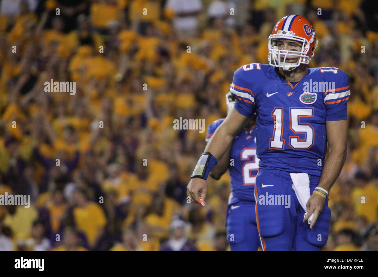 Florida quarterback Tim Tebow (15) during the game between the Florida ...