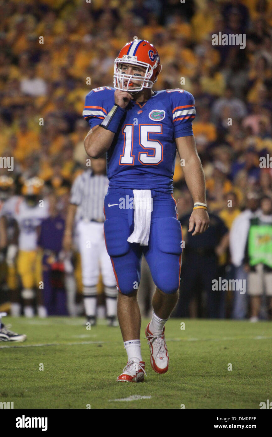 Florida quarterback Tim Tebow (15) during the game between the Florida ...