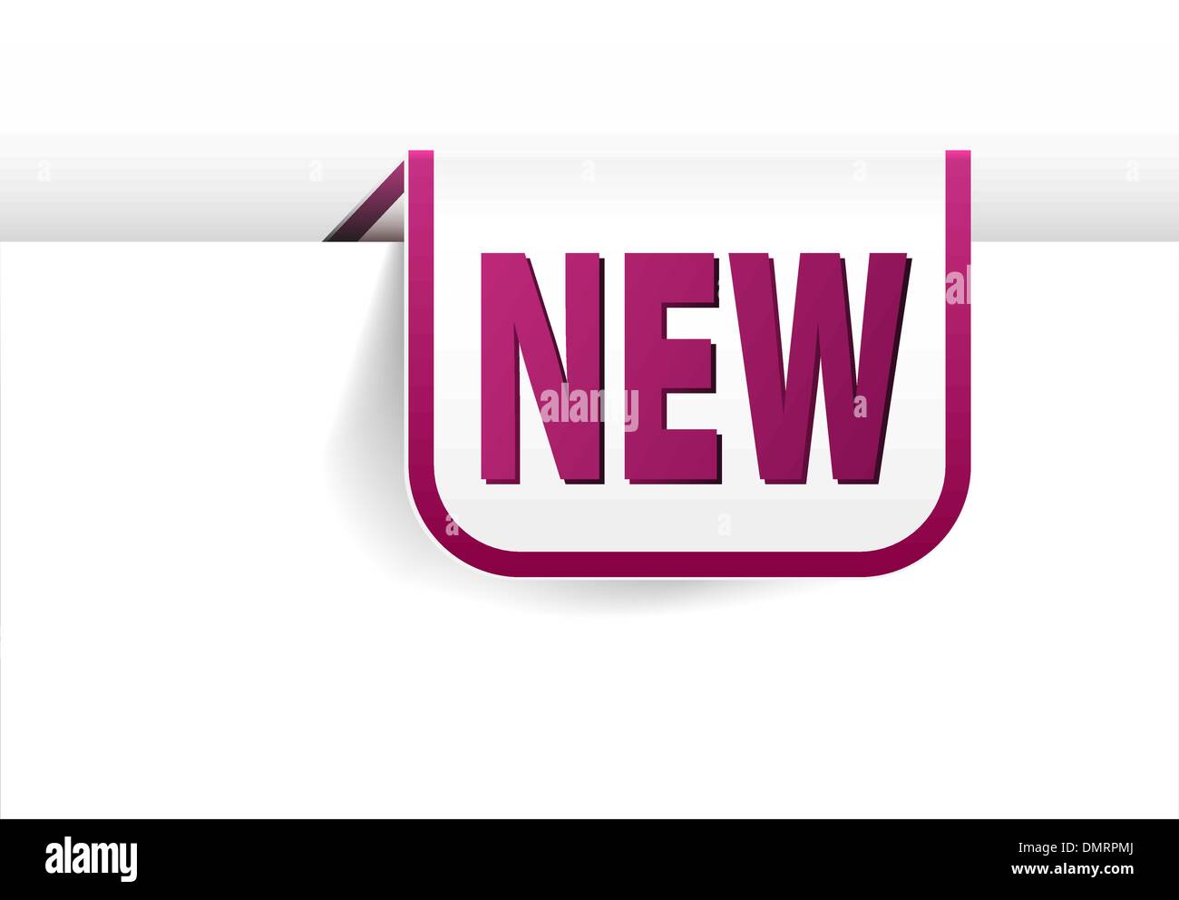 Purple rounded rectangle bookmark Stock Vector Image & Art - Alamy