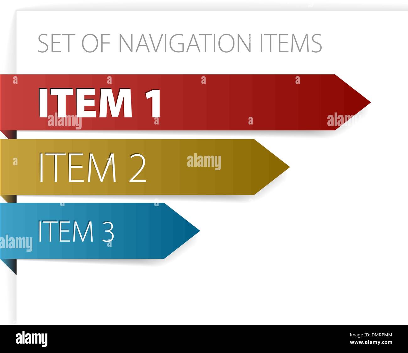 modern navigation items Stock Vector Image & Art - Alamy