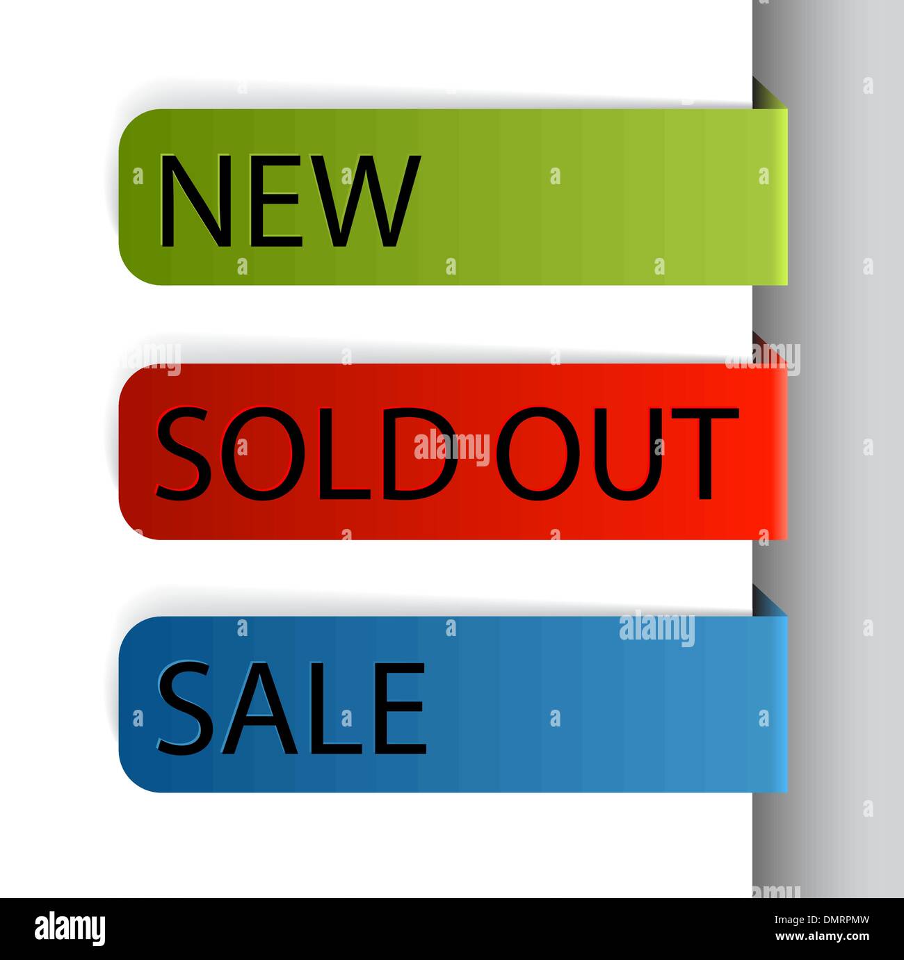 Colorful paper eshop tags Stock Vector Image & Art - Alamy