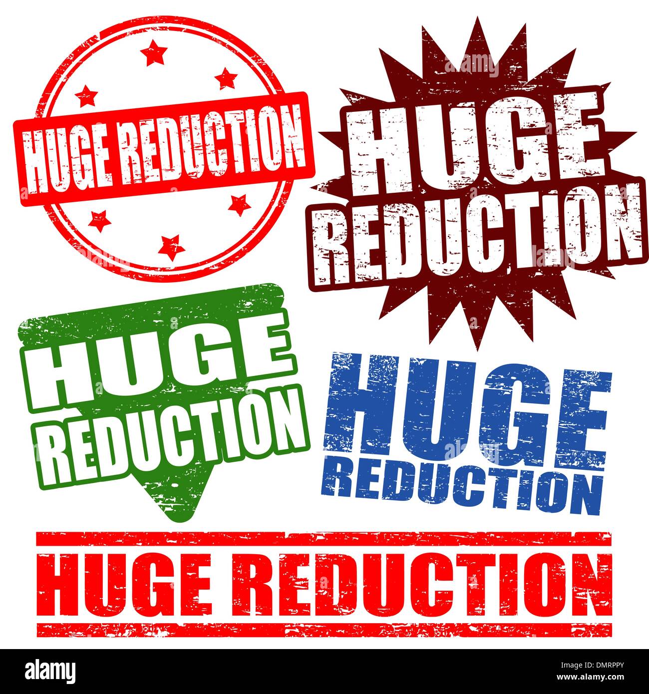 Set of huge reduction stamps Stock Vector Image & Art - Alamy