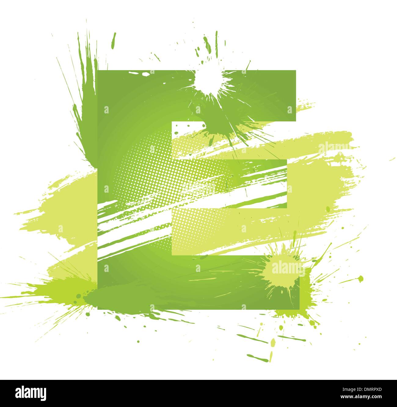Green letter e hi-res stock photography and images - Alamy