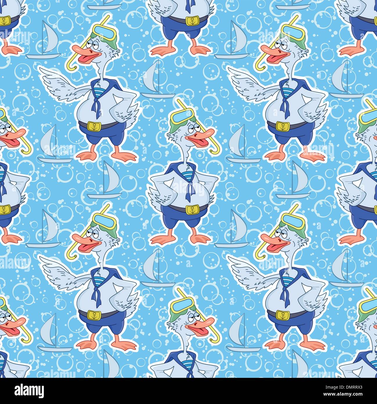 Seamless pattern scuba diving Stock Vector Images - Alamy