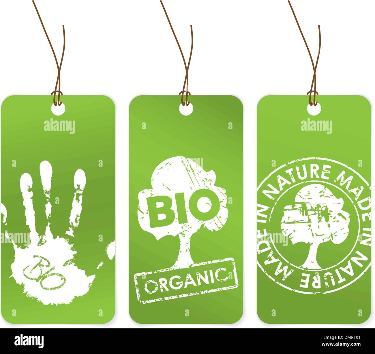 Beautiful set collection green Stock Vector Images - Alamy