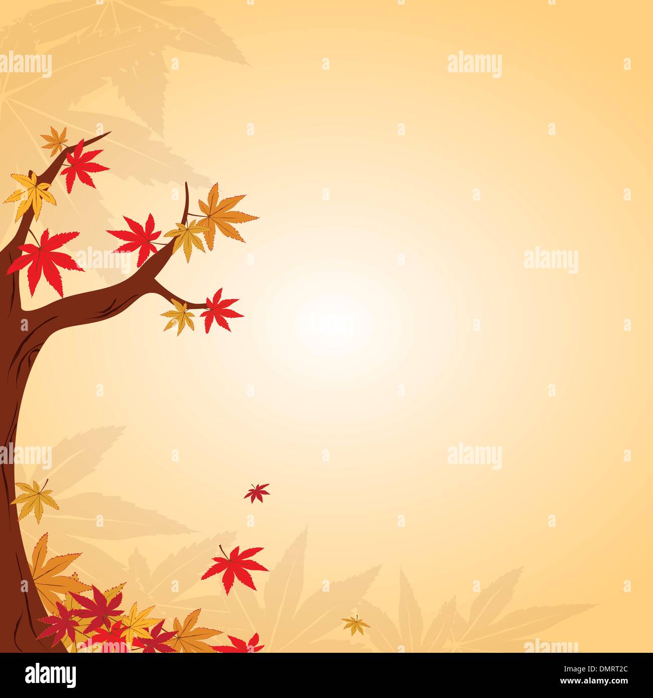 Abstract autumn leaves background Stock Vector Image & Art - Alamy