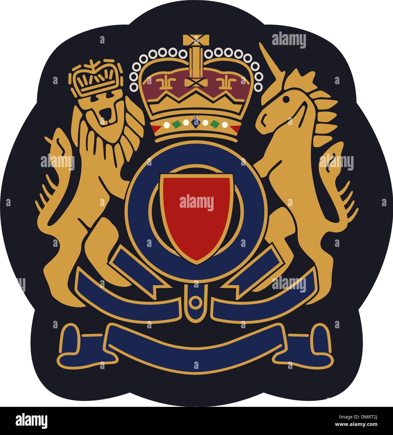 Royal Emblem Badge Shield Stock Vector Image And Art Alamy