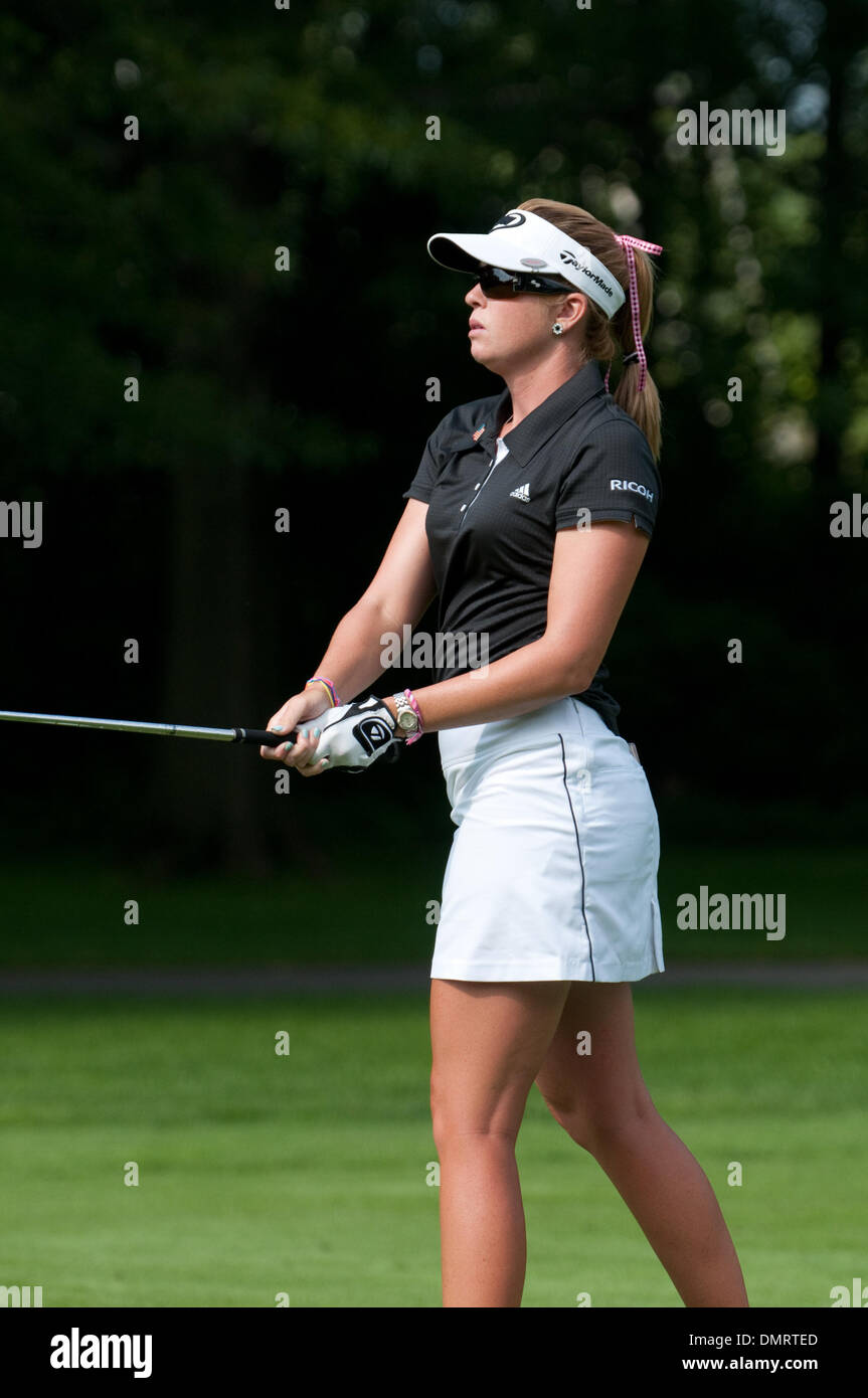 Golfer Paula Creamer during the 2nd round of the 2010 LPGA Championship ...