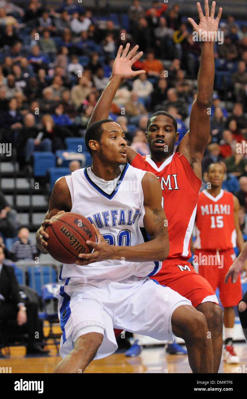 Buffalo Bulls forward Titus Robinson (30) in action during a game against the Miami (Ohio) Red ...
