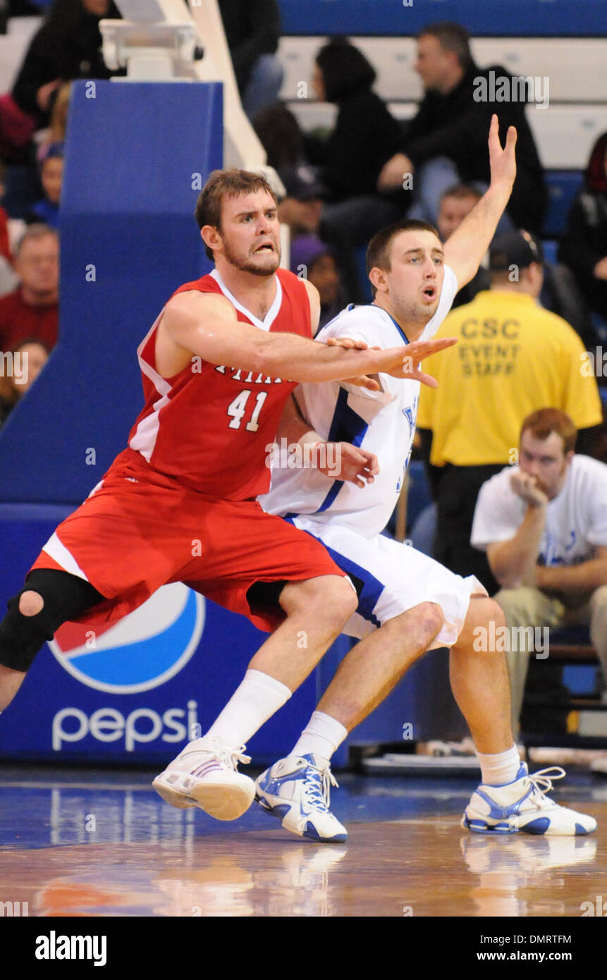 Buffalo Bulls forward Max Boudreau (right) posts up against Miami (Ohio ...