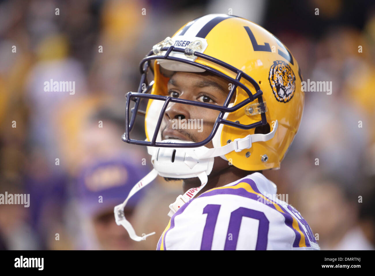 LSU quarterback Russell Shepard (10) during the game between the Tulane ...