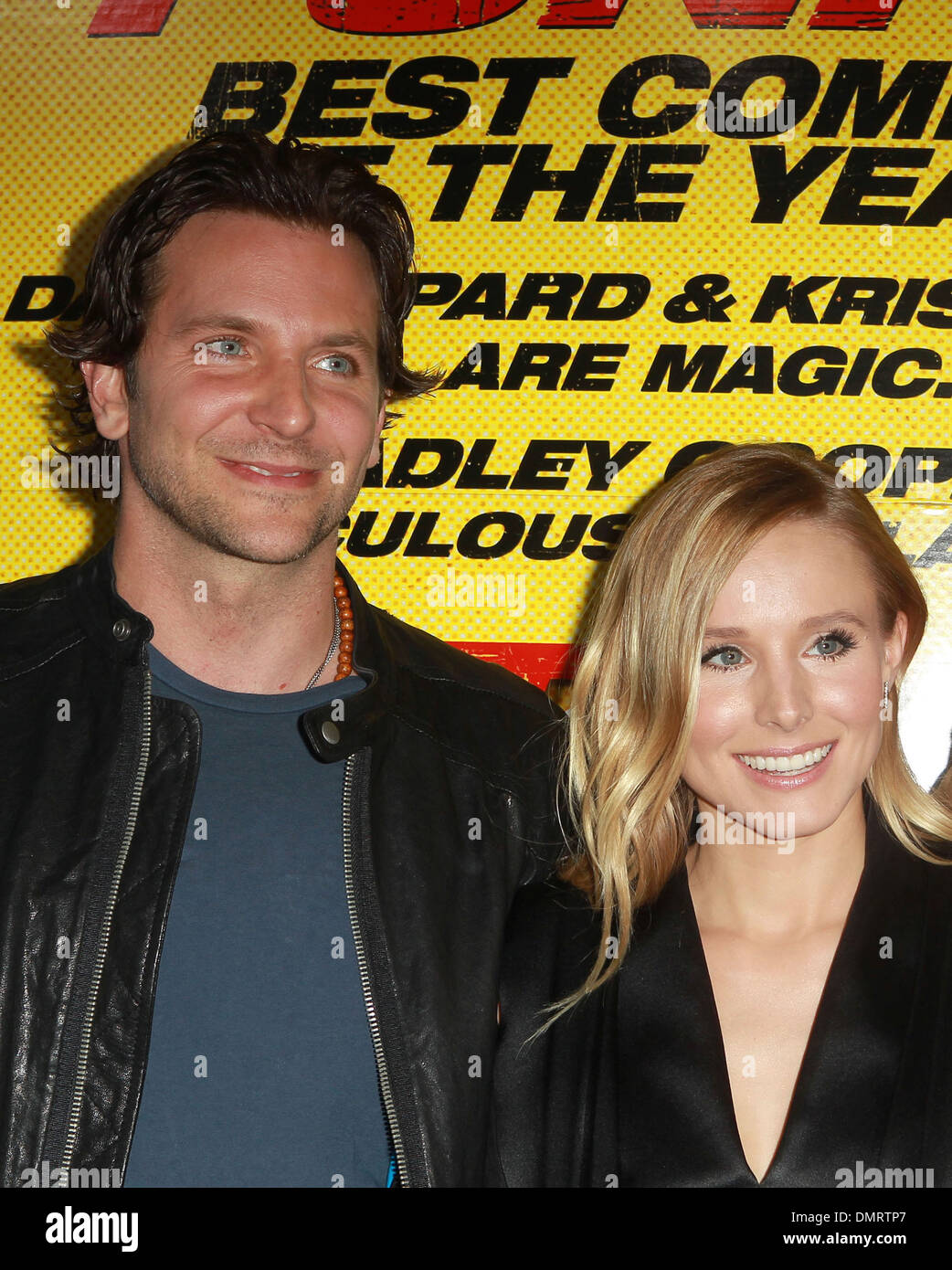 Bradley Cooper Kristen Bell at Los Angeles premiere of 'Hit & Run' at ...