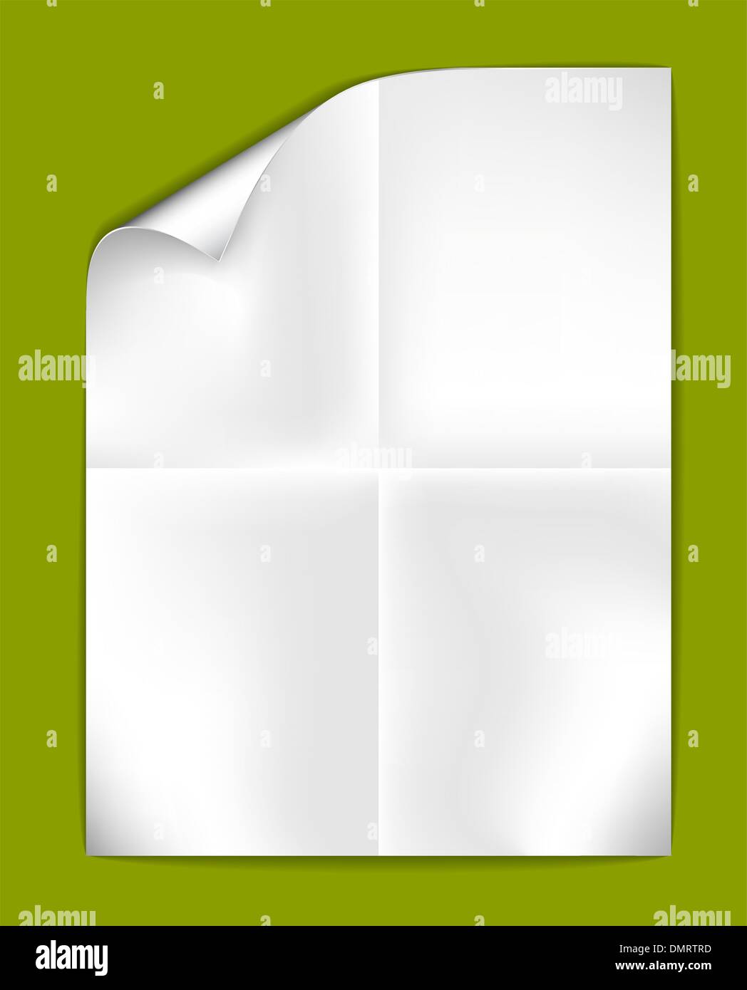 Folded paper cover sheet hi-res stock photography and images - Alamy