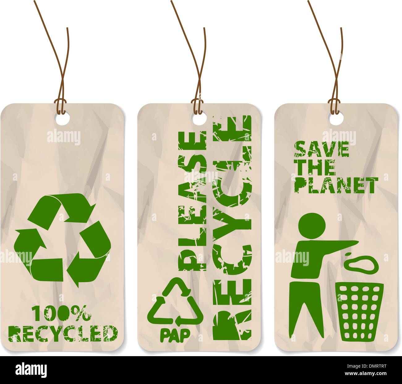 grunge tags for recycling Stock Vector Image & Art - Alamy