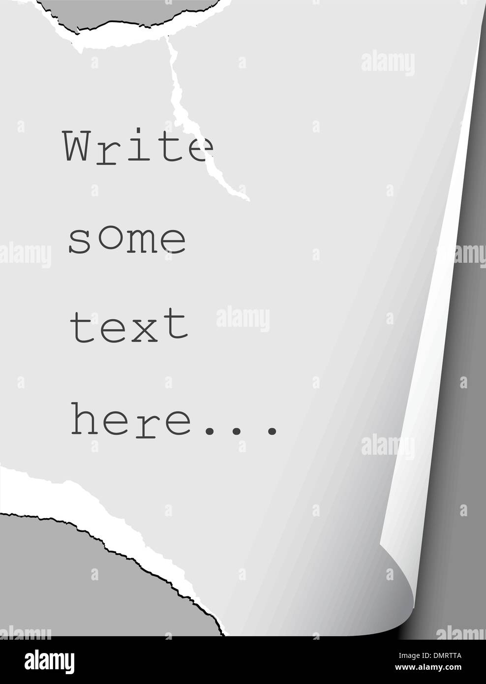 Tear paper hi-res stock photography and images - Alamy