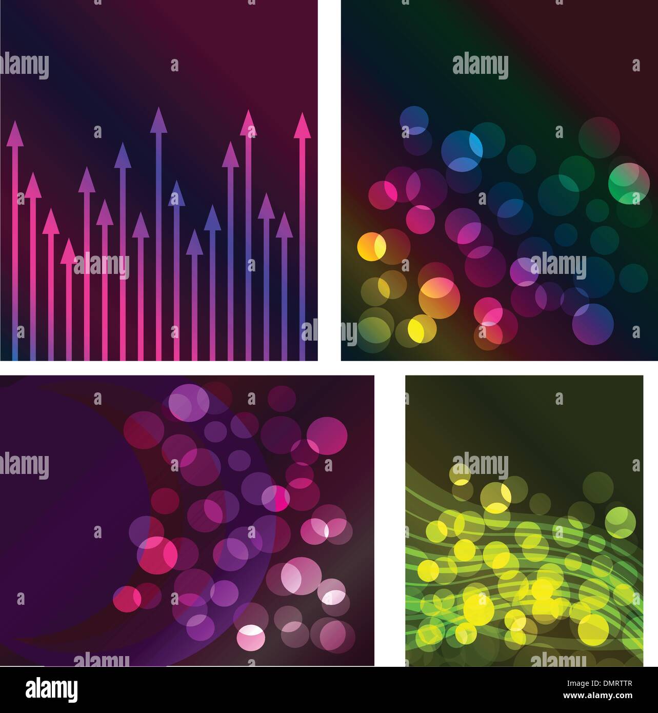 Neon lights graphic design abstract background Stock Vector Image & Art ...