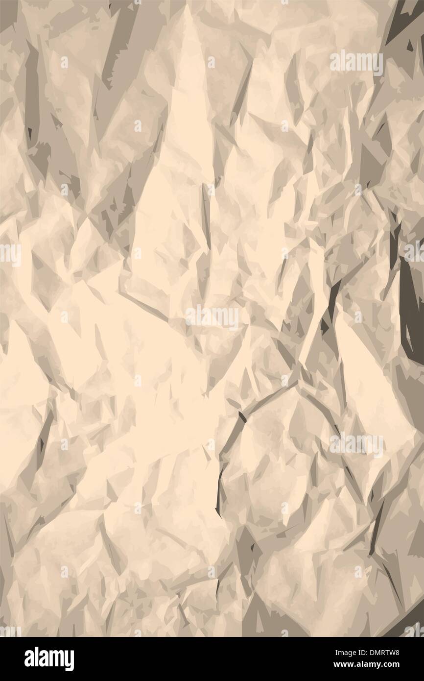 Grunge crumpled paper texture Stock Vector Image & Art - Alamy