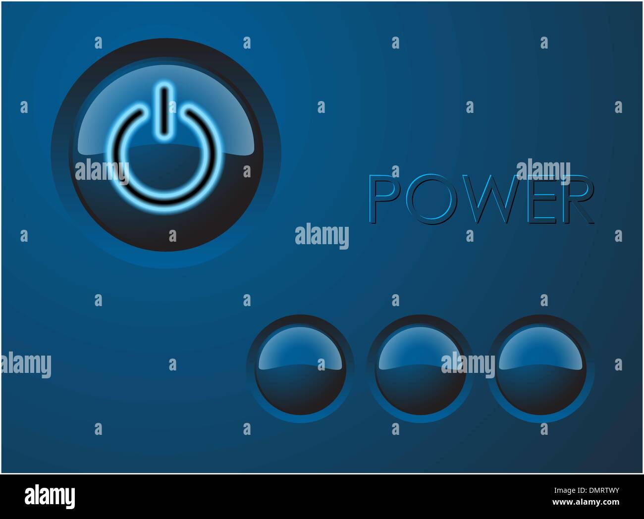 Power button illustration Stock Vector Image & Art - Alamy