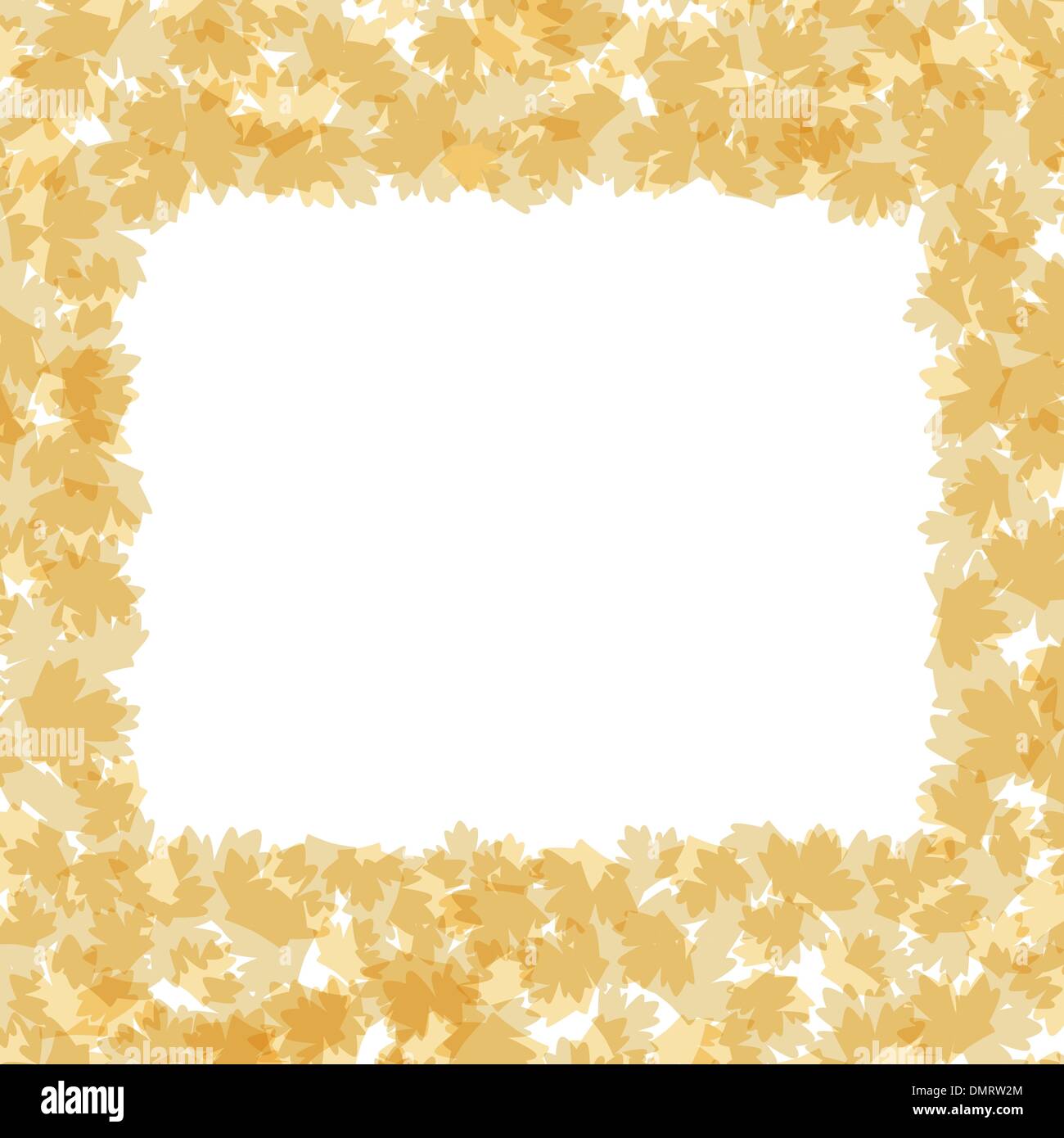 Autumnal leaf of maple border vector frame Stock Vector Image & Art - Alamy