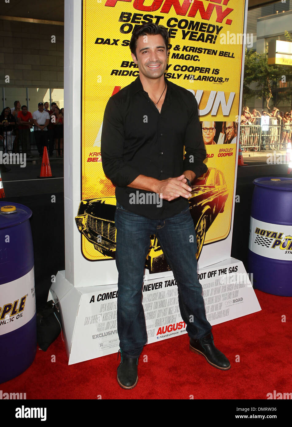 Gilles Marini at Los Angeles premiere of 'Hit & Run' at Regal Cinemas L ...