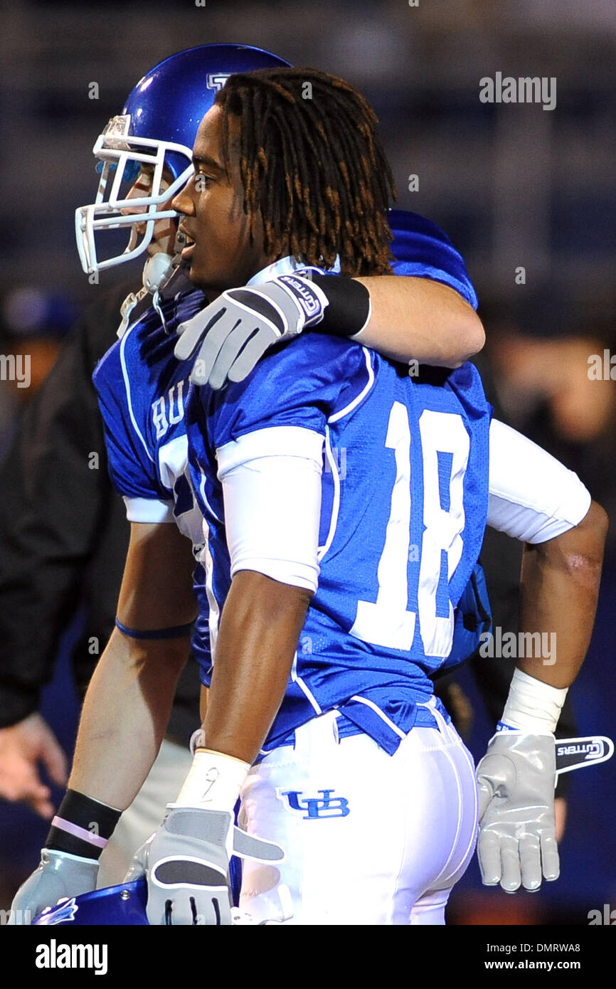 Buffalo wide receiver Brett Hamlin (88) and Buffalo wide receiver ...