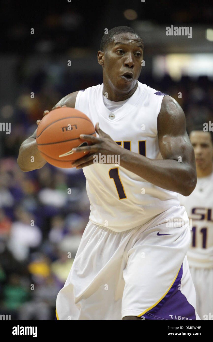 LSU forward Tasmin Mitchell (1) during the game between the ULM ...