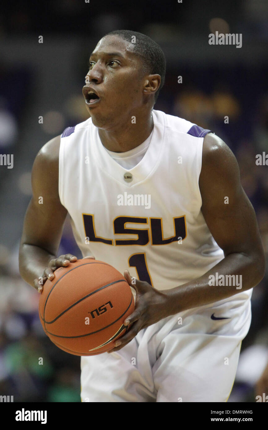 LSU forward Tasmin Mitchell (1) during the game between the ULM ...