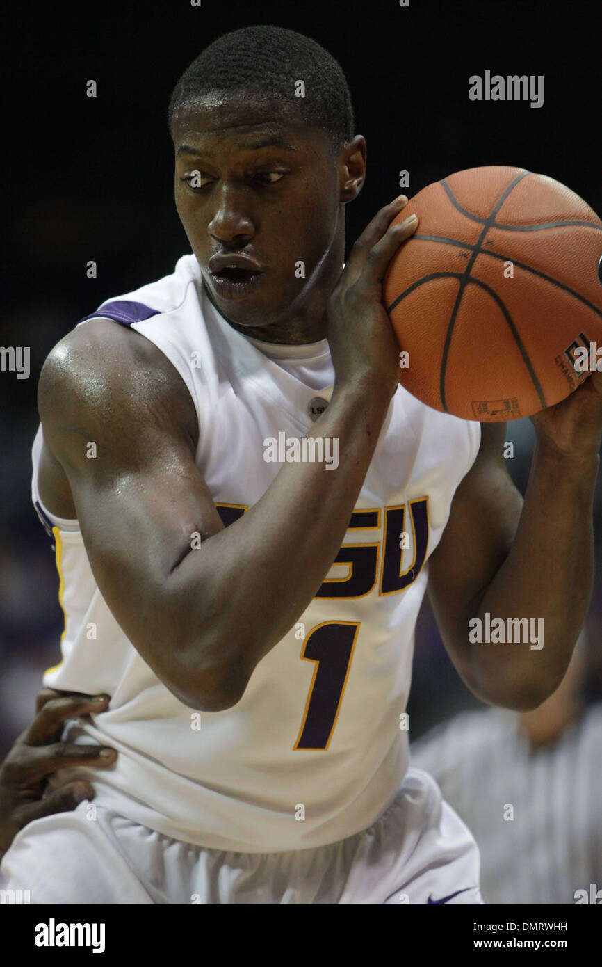 LSU forward Tasmin Mitchell (1) during the game between the ULM ...