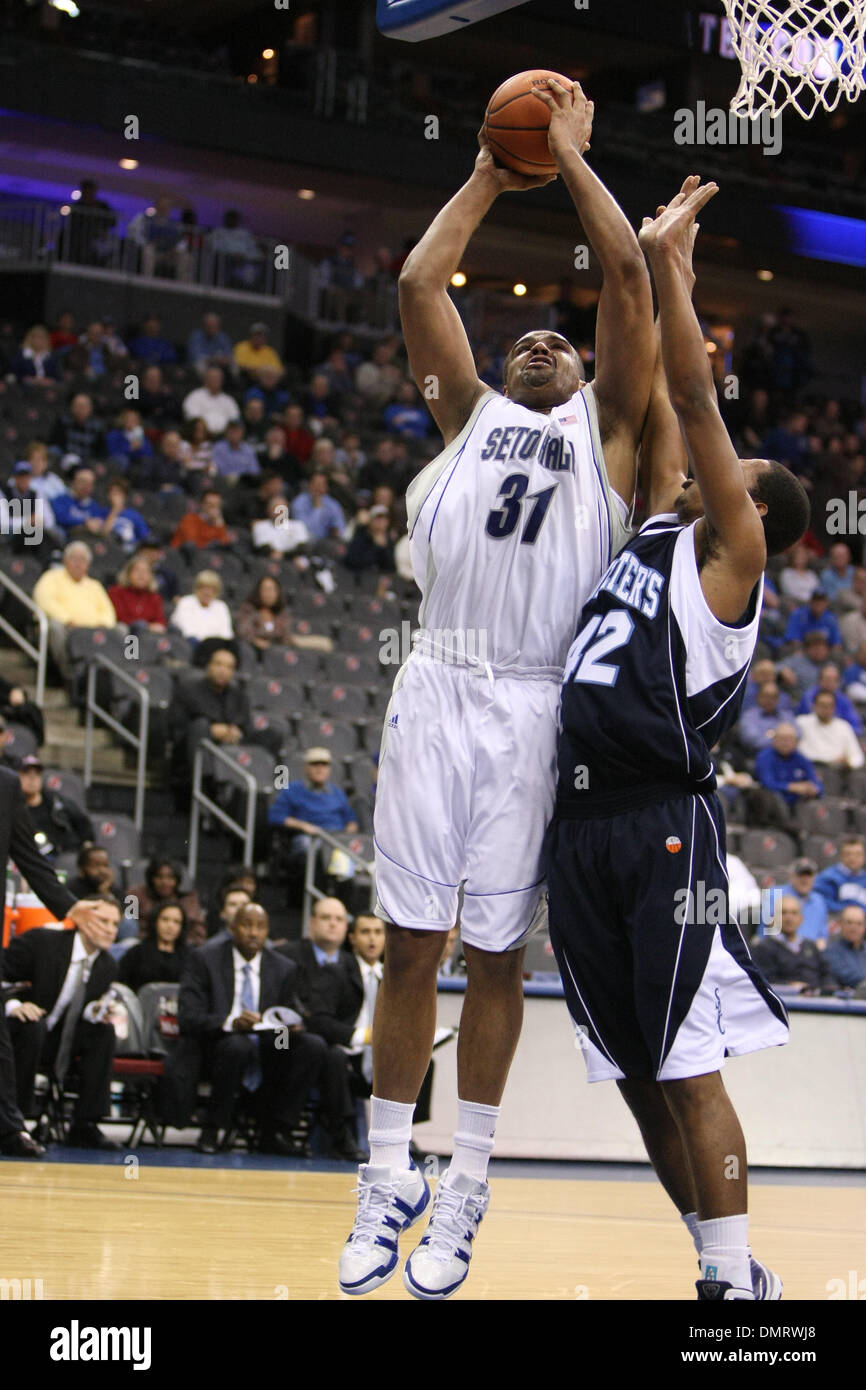 Seton Hall center John Garcia #31 during game action in the first half ...