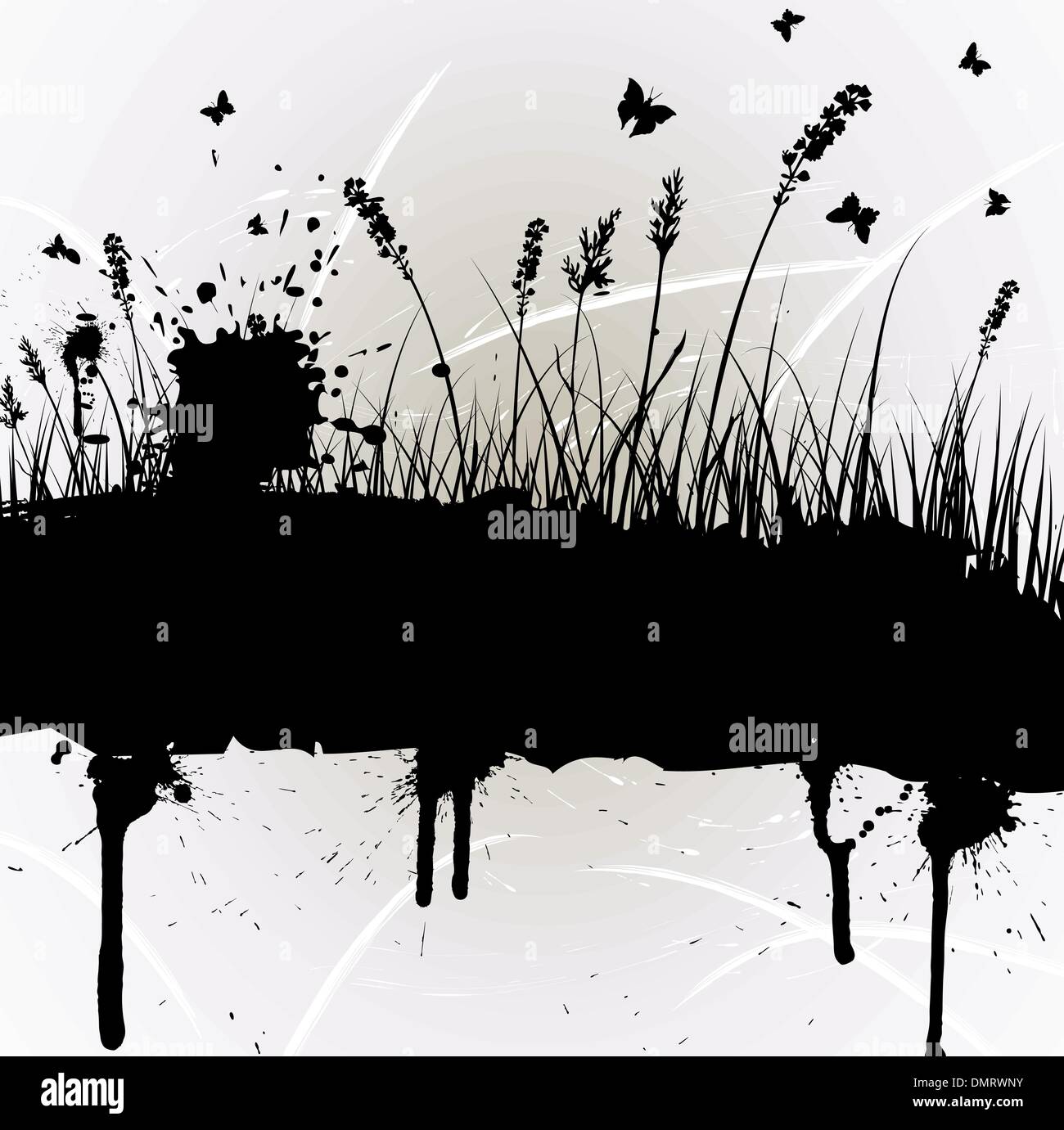 Messy grass Stock Vector Images - Alamy