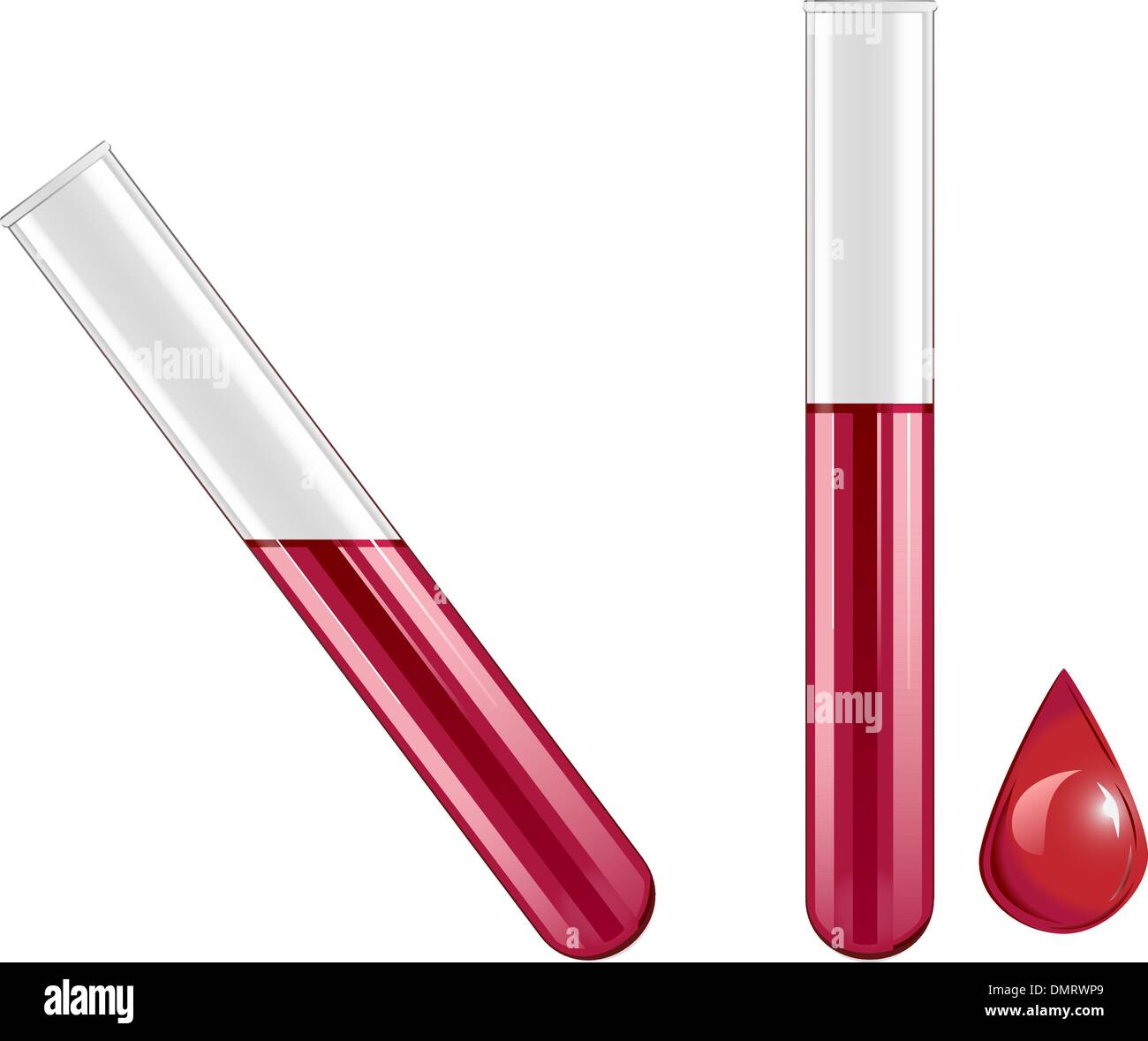 Blood test Stock Vector Images - Alamy