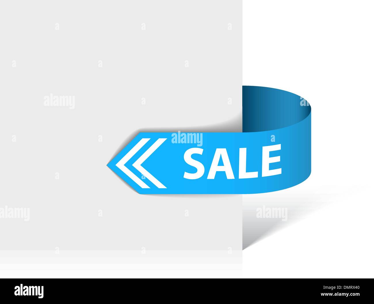 Sale blue ribbon Stock Vector Image & Art - Alamy