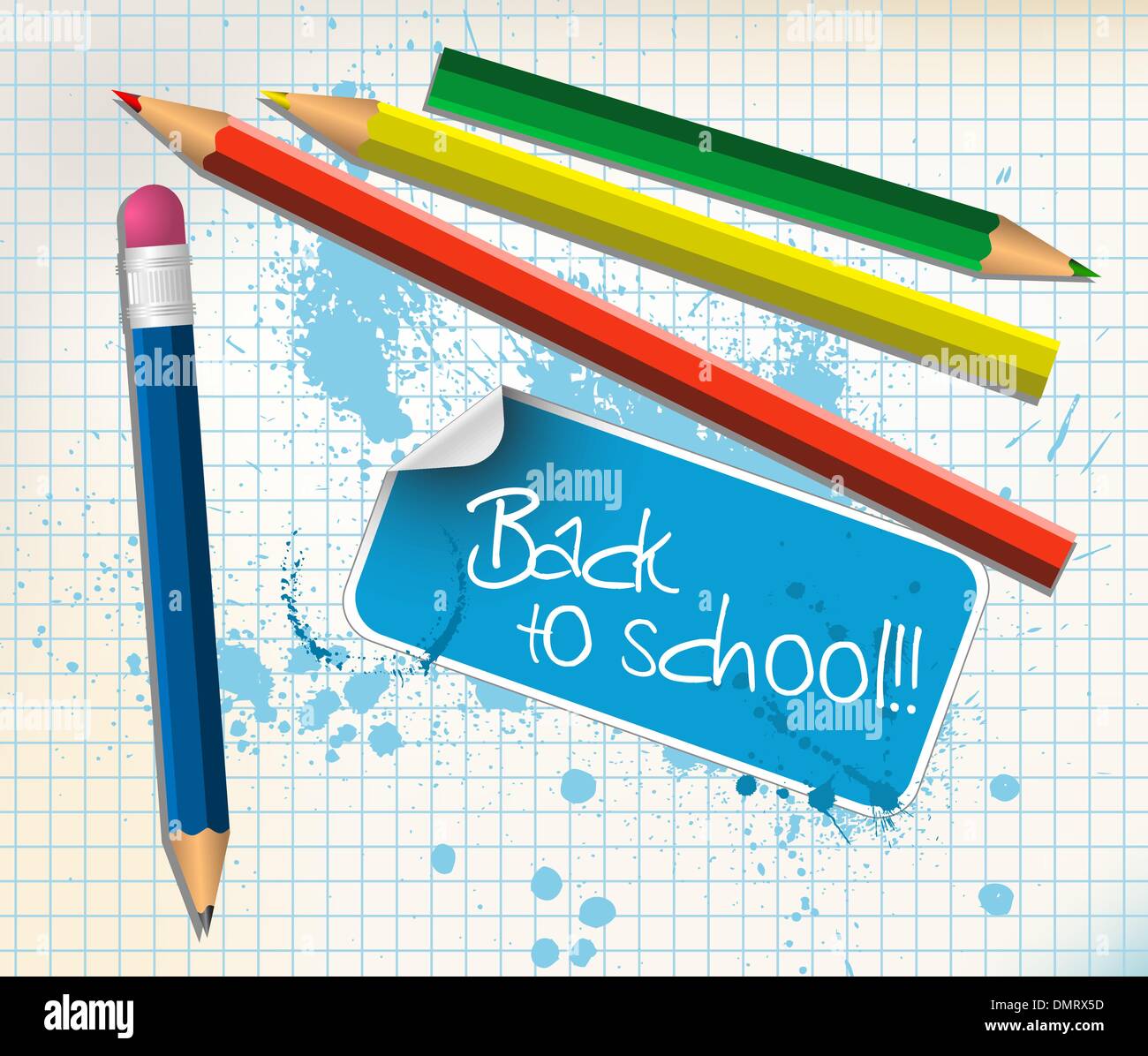 Blank poster school Stock Vector Images - Alamy