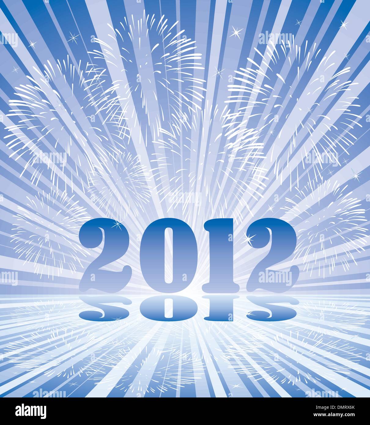 Fireworks background new year Stock Vector Images - Alamy