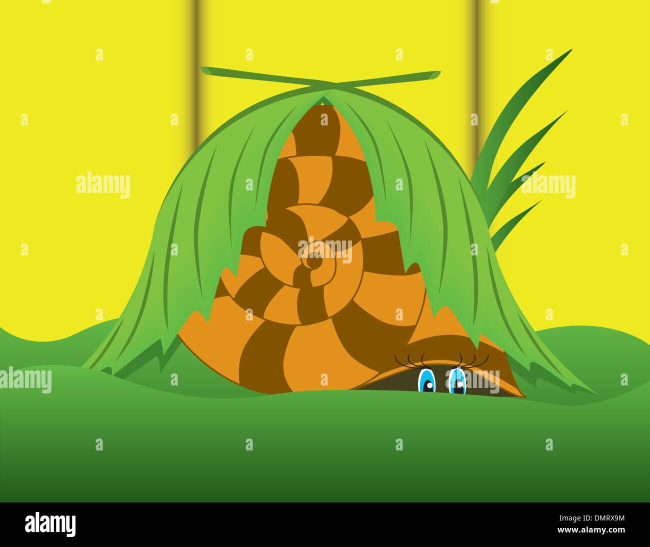 Hidden snail Stock Vector Images - Alamy