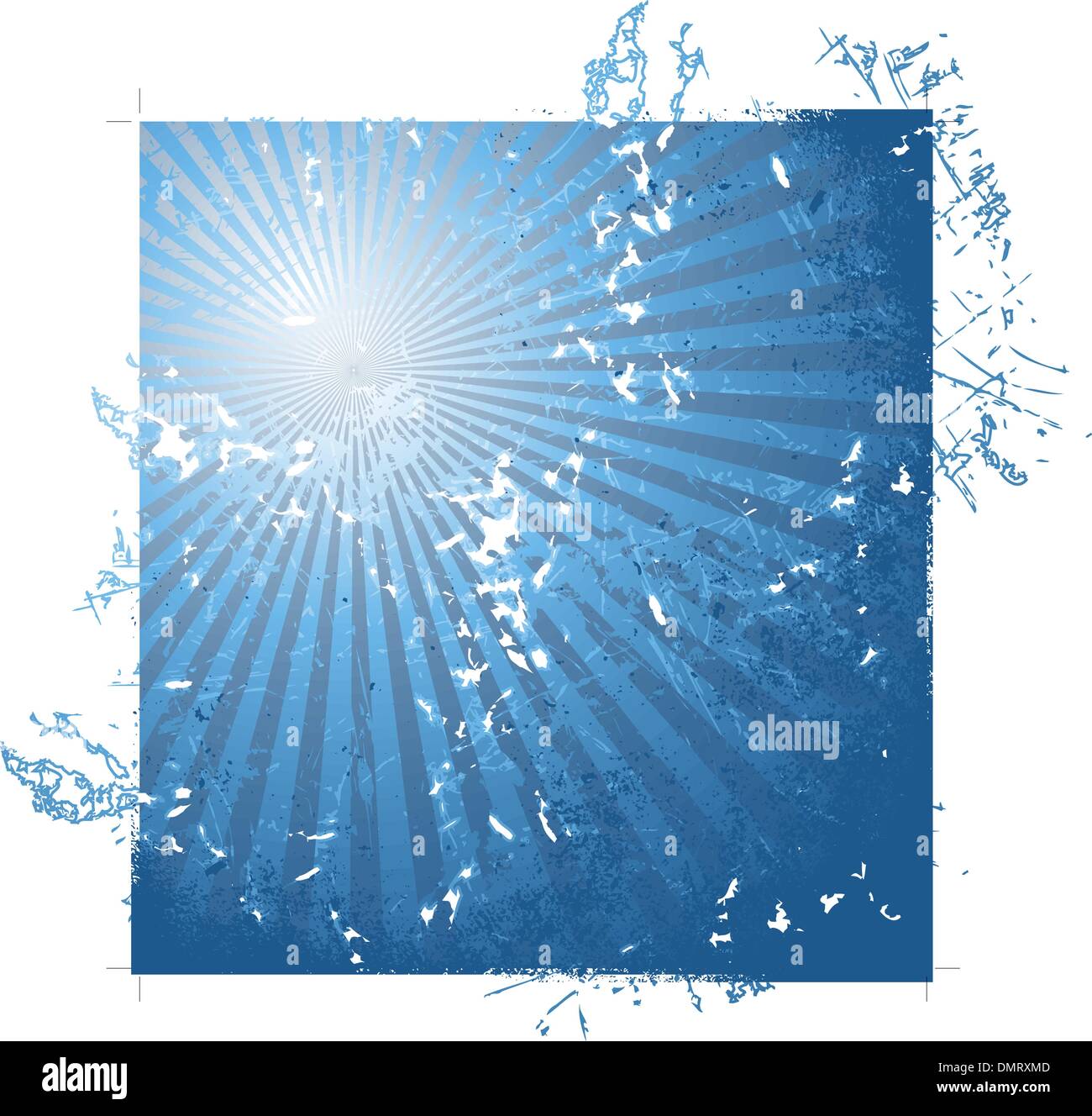Blue summer sun Stock Vector Image & Art - Alamy