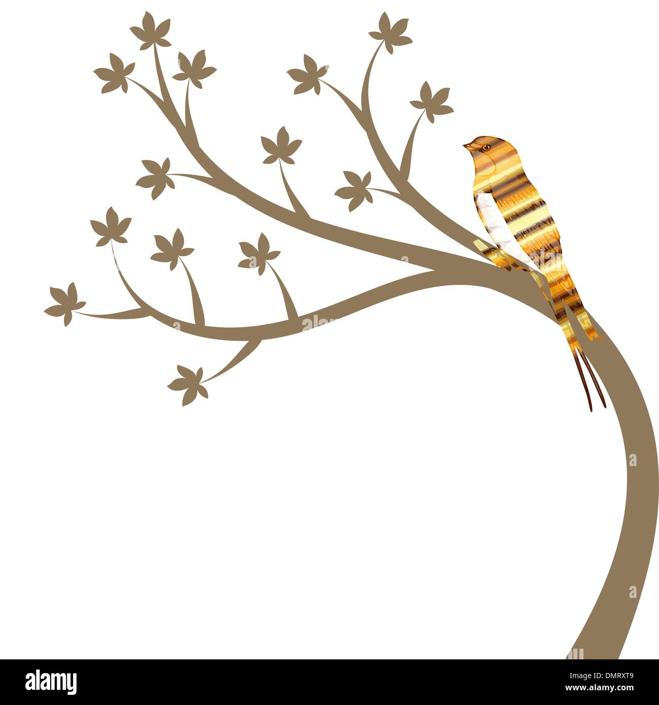 Tree and bird Stock Vector Image & Art - Alamy