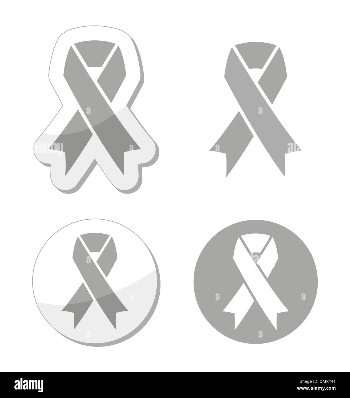 Silver ribbon - children with disabilities, Parkinson's disease ...