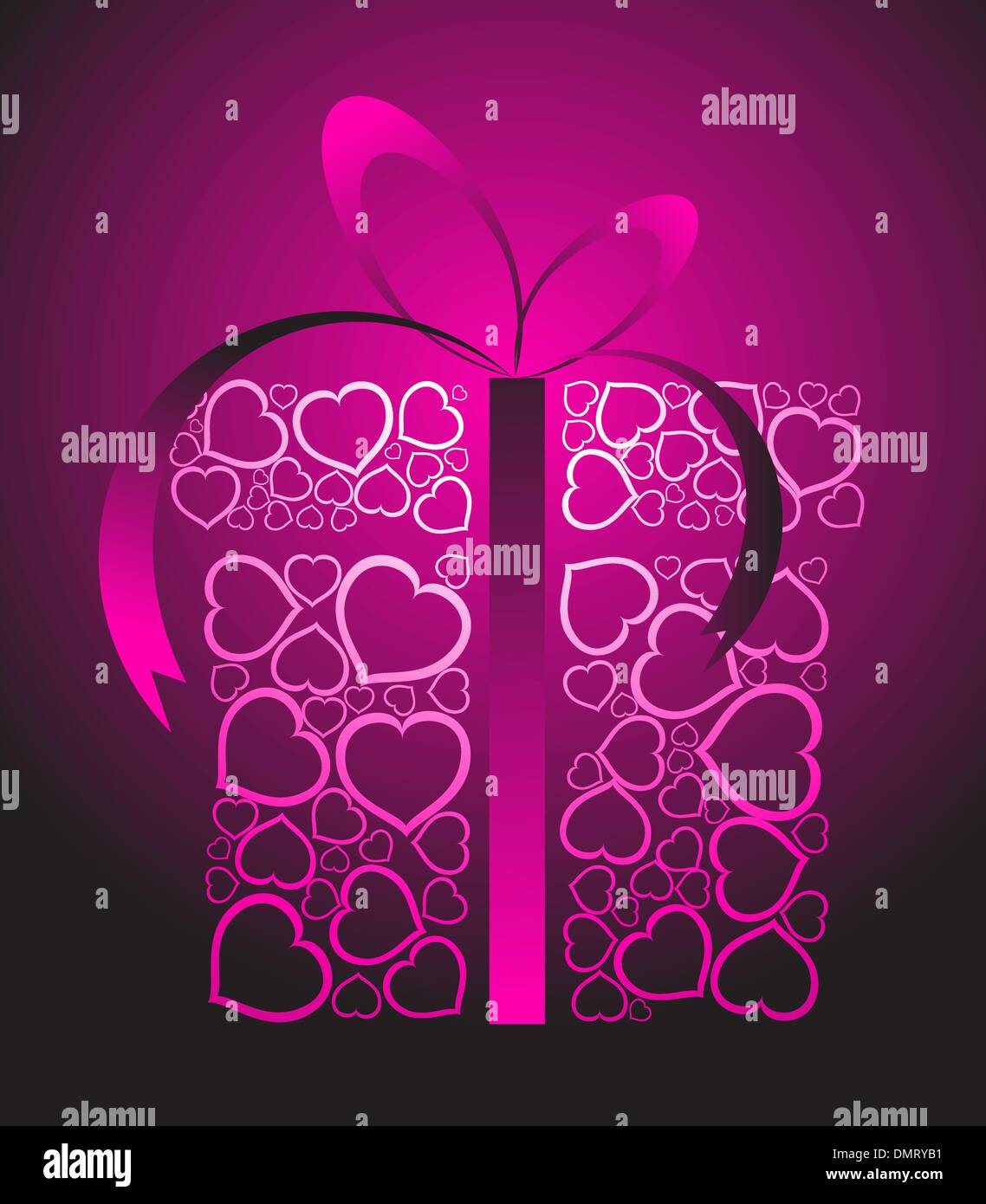 Stylized love present box Stock Vector Image & Art - Alamy
