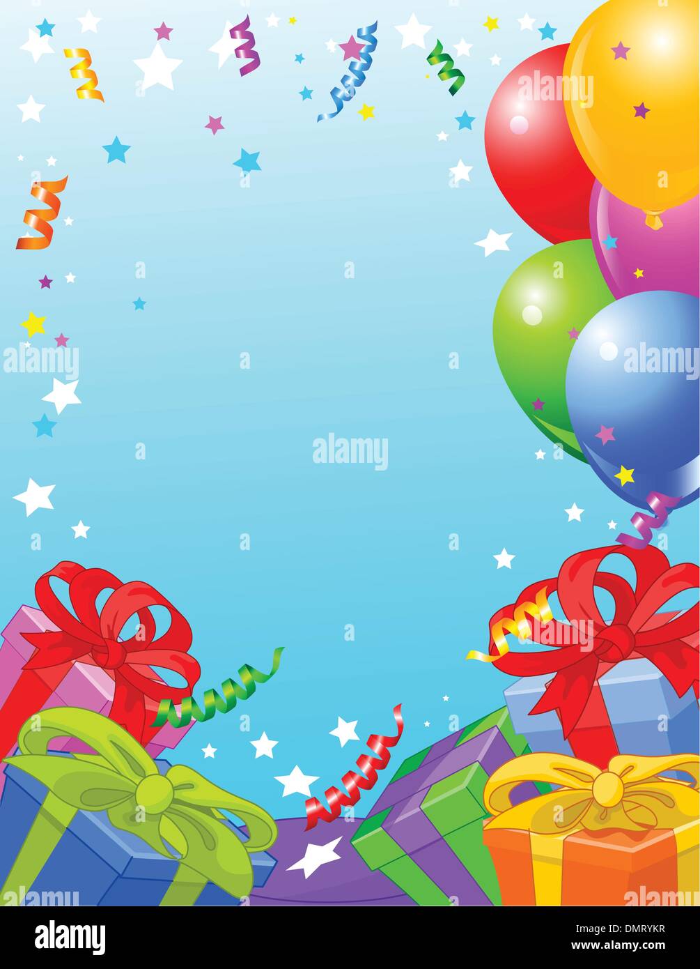 Birthday party card Stock Vector Image & Art - Alamy