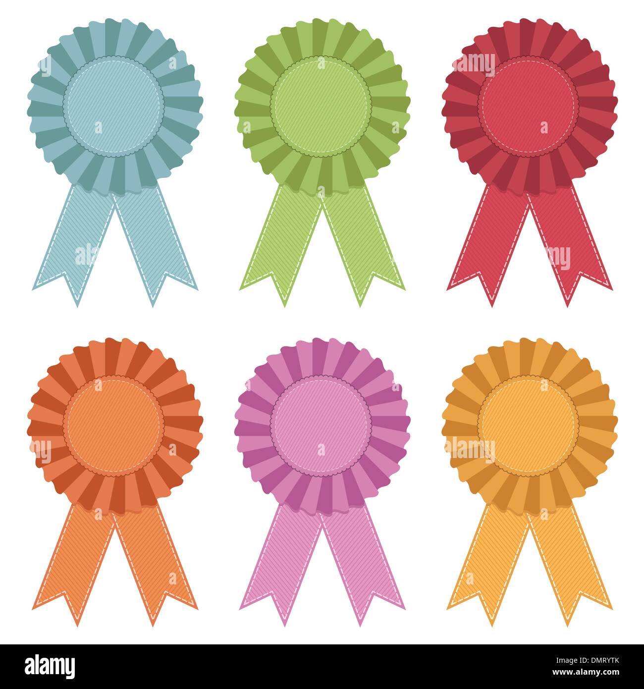 Red white and blue rosettes Stock Vector Images - Alamy