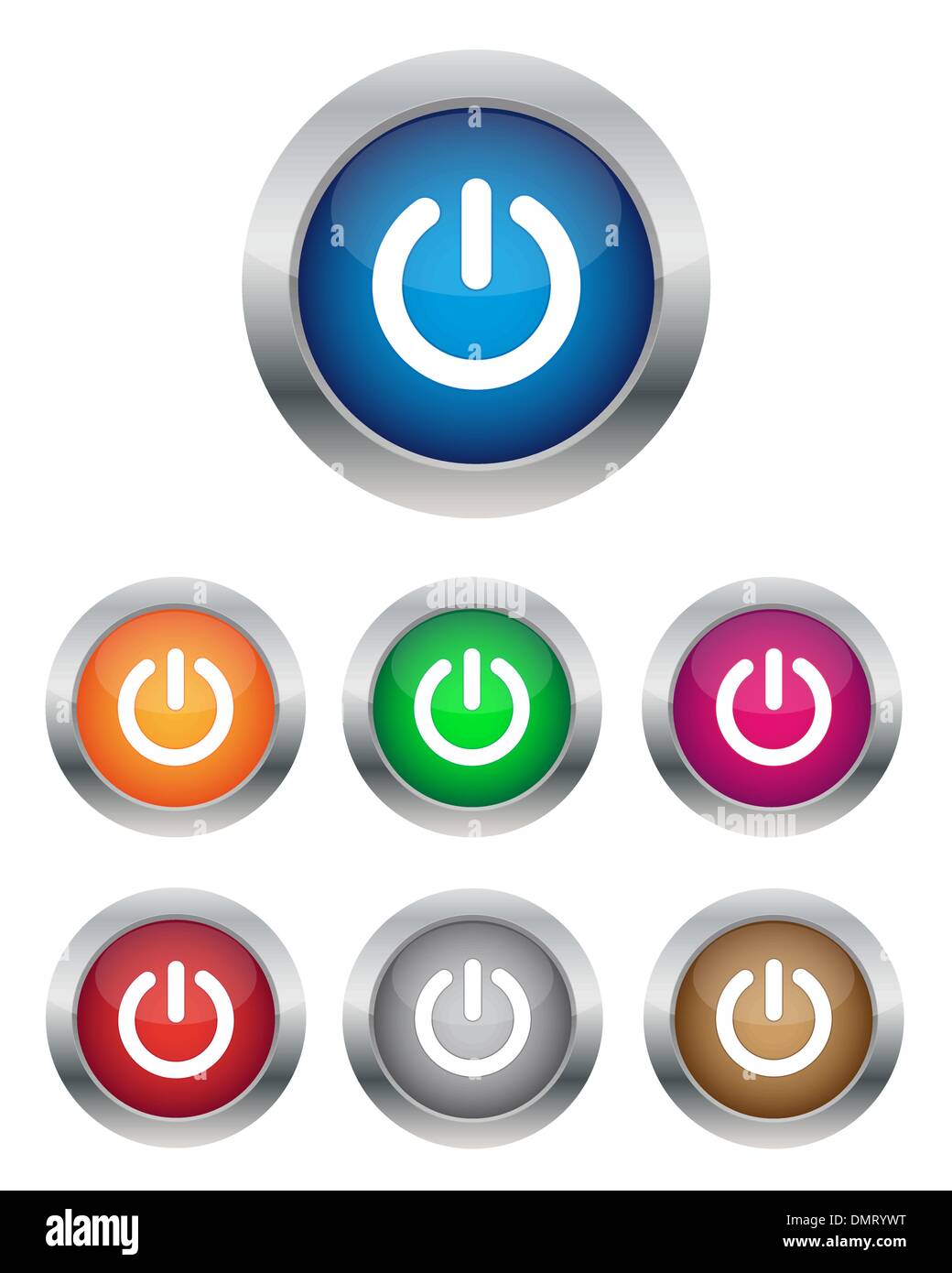 Reflection of power Stock Vector Images - Alamy