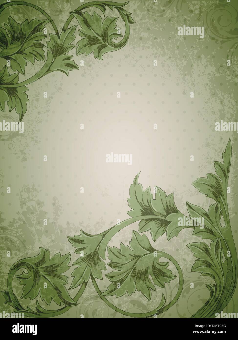 Green vintage background Stock Vector Image & Art - Alamy